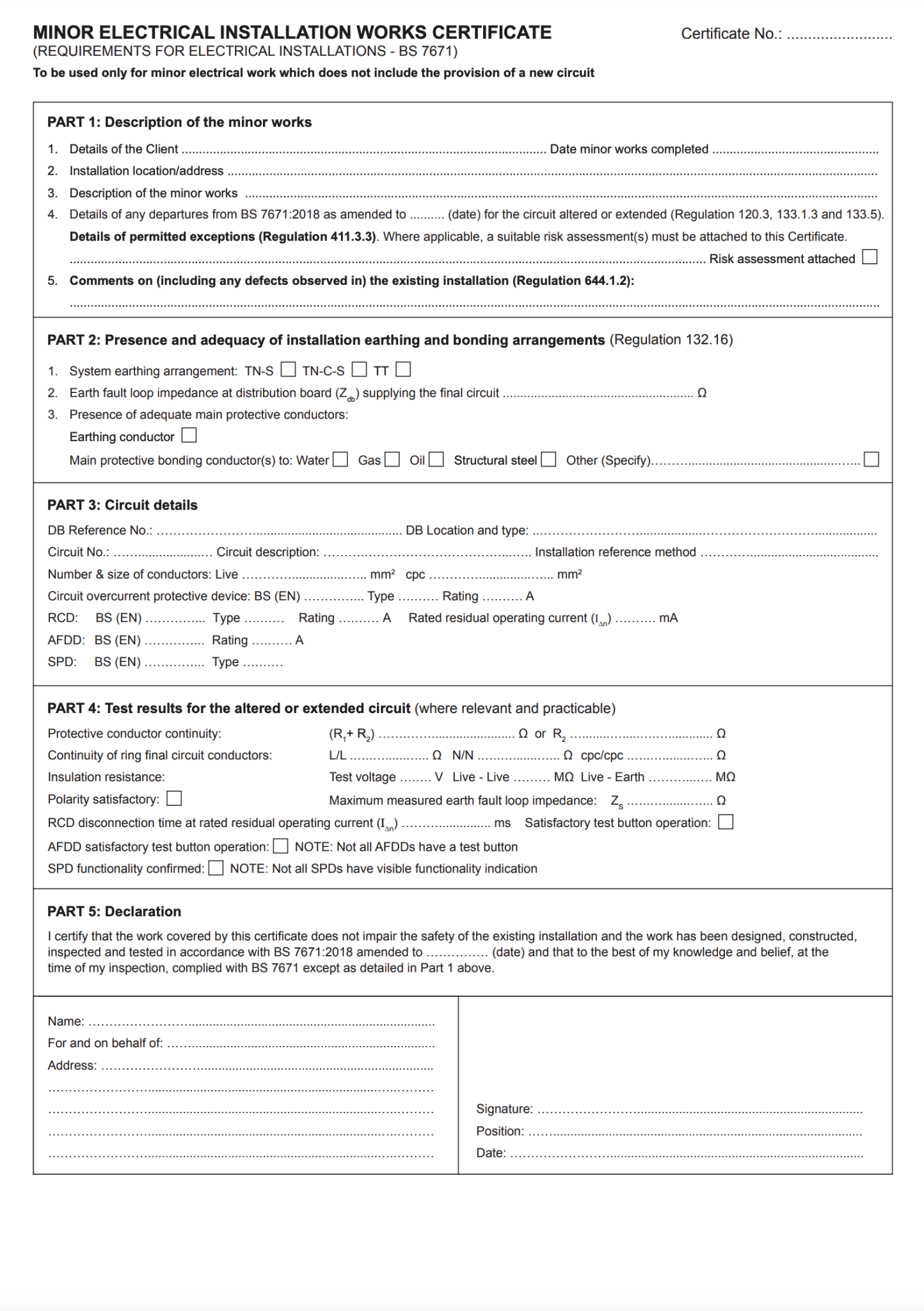 Notifiable or Non Notifiable